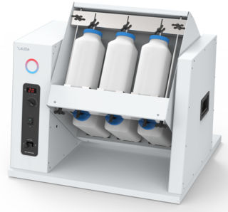 Rotary laboratory shaker - VS 20 OH - LAUDA - overhead / analog / compact