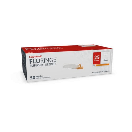 Safety needle - EasyTouch® Fluringe® FlipLock™ - MHC Medical Products - 25G