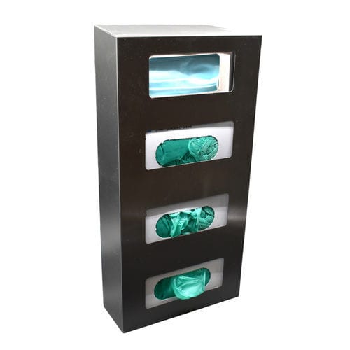 Glove dispenser - 305371 - Omnimed - mask / stainless steel