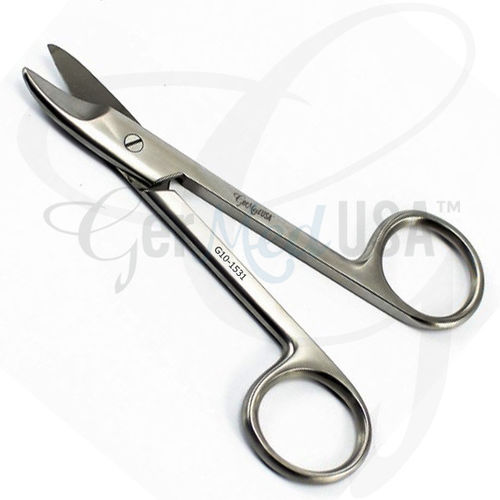 Surgical scissors - G10-1531 - GerMedUSA - dental / for humans / curved
