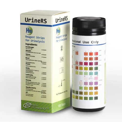 Urinalysis test strip - UrineRS H13 - HTI Medical Inc. - glucose ...