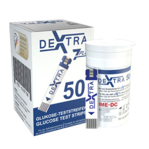 Diabete test strip - Dextra - IME-DC - glucose / blood