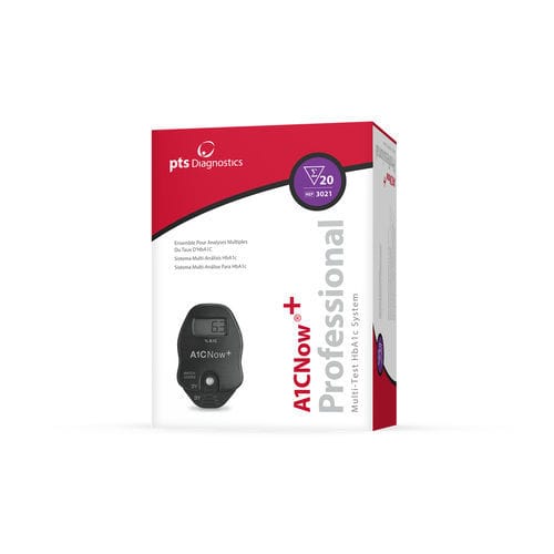 Blood glucose monitor with lancing device - A1CNow® - PTS Diagnostics ...