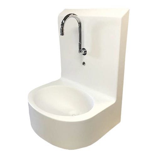 Medical wash basin - MEDIALIS - Sogoba - 1-station / resin ...