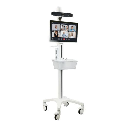 Video-conferencing telemedicine cart - Connect Meeting - Ditec Medical - secure / mobile