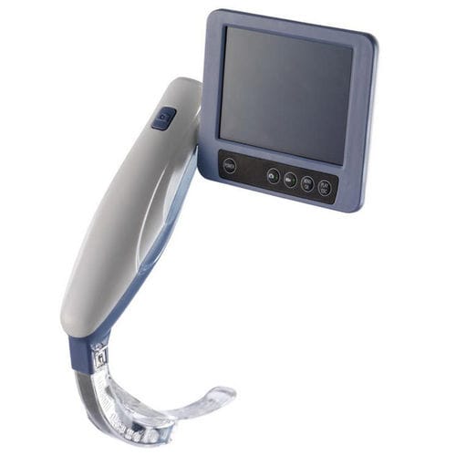 Video laryngoscope with integrated video monitor - MVL - Marshall ...