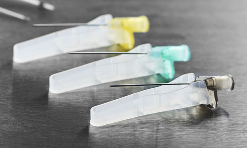 Safety needle - Medoject® - Vitrex Medical A/S - hypodermic / 20G / 22G