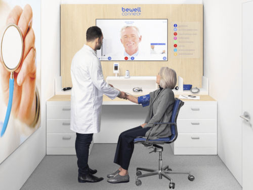 General examination telemedicine booth - BewellConnect - vital sign
