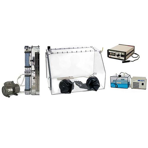 Benchtop isolation chamber - CoyLab - controlled atmosphere / glove box