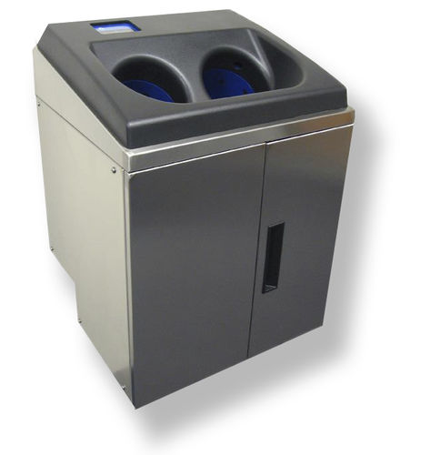 Wall-mounted handwashing system - CleanTech 500C - Meritech - stainless ...