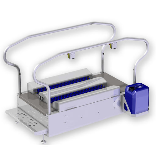 Boot cleaning station - XBW 3.0 - Meritech - compact / walk-through