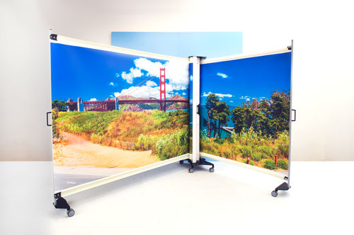 Portable hospital privacy screen - KwickScreen Duo - KwickScreen - on ...