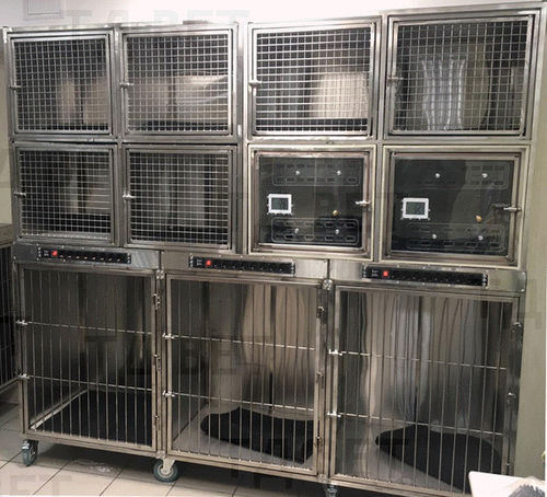 Modular veterinary cage - 80346 - Vetbot - stainless steel