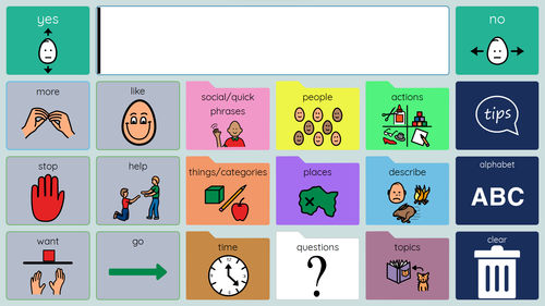 Augmentative and alternative communication software - Steps 2 Language ...