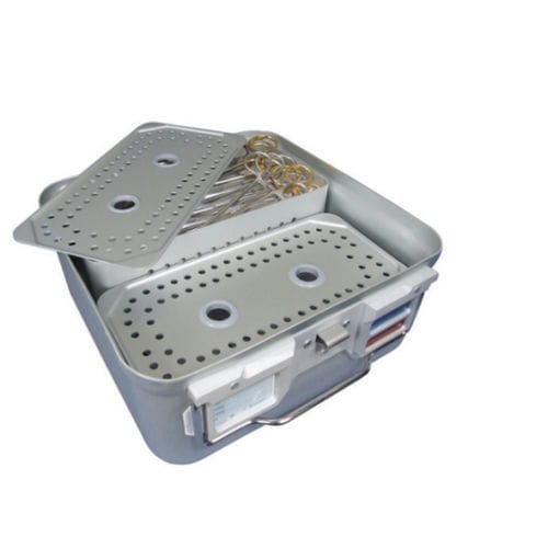 Instrument sterilization basket - 13-1119 - Thempson - aluminium / wire
