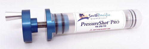 Calibration syringe - PressureShot™ PRO - South Pacific Biomedical