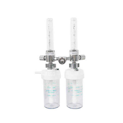 Double flow meter - FL-DB-OW - AMCAREMED TECHNOLOGY - oxygen / air ...