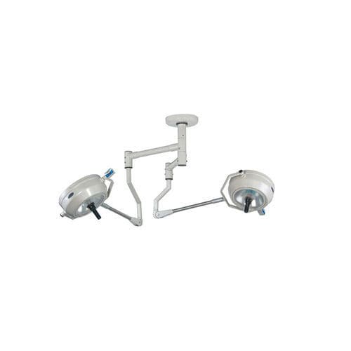 Ceiling-mounted surgical light - CMI 217 - Meditech India - halogen / 2-arm