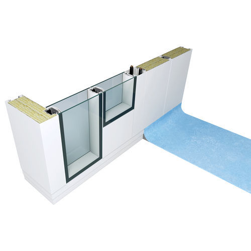 Clean room partition - SYLAB - Clestra - removable / modular