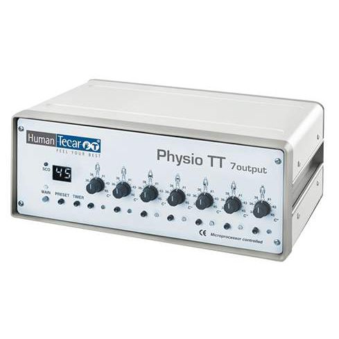 Tecar therapy unit - PHYSIO TT - Humantecar - tabletop / 7-channel