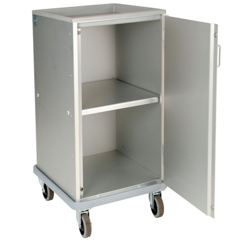 Changing trolley - 251DR - MECHIN - aluminum / with tray / with door
