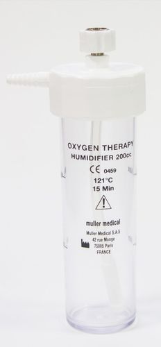 Bubbling humidifier - microbulle - Muller Medical - respiratory