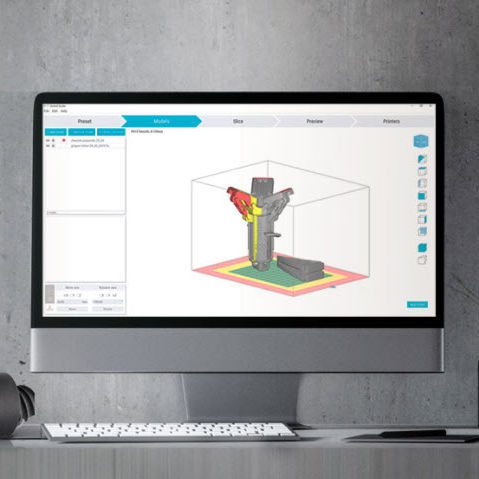 Medical software - STUDIO 2019 - Sinterit - monitoring / printing / wireless