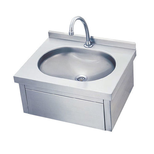Medical sink - WS01 - Tali Medical - 1-station / stainless steel / knee ...