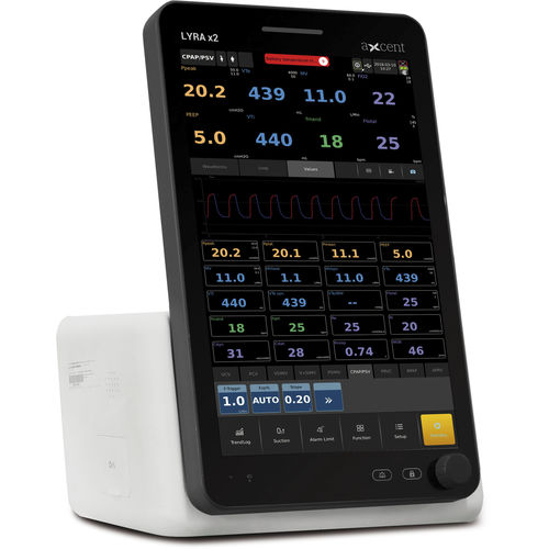 Intensive care ventilator - LYRA x2 - aXcent medical - transport ...