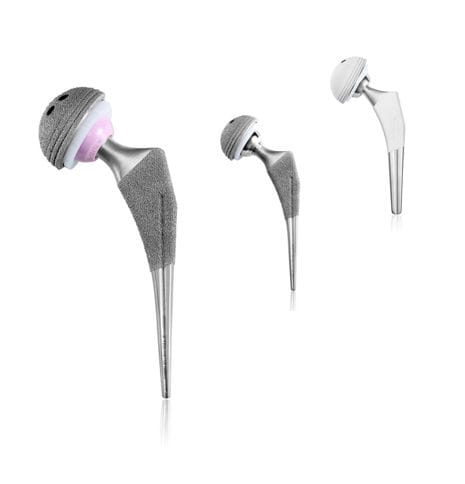Primary hip prosthesis - MALUC™ - SurgTech - cemented or non-cemented