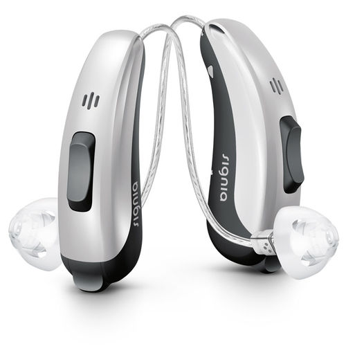 Mini RIC hearing aid - CROS Pure 312 Nx - Signia - remote-controlled