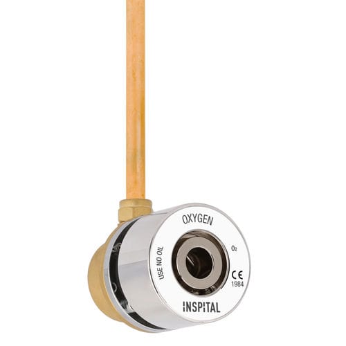 DIN outlet - PR80.11 - Inspital Medical Technology - BS type / oxygen / air