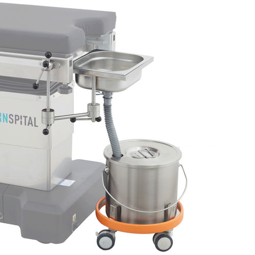 Surgery table-mounted surgical basin stand - OT60.12 - Inspital Medical ...