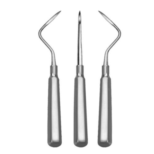 Straight dental root elevator - Heidbrink 1 - J+K Chirurgische Instrumente