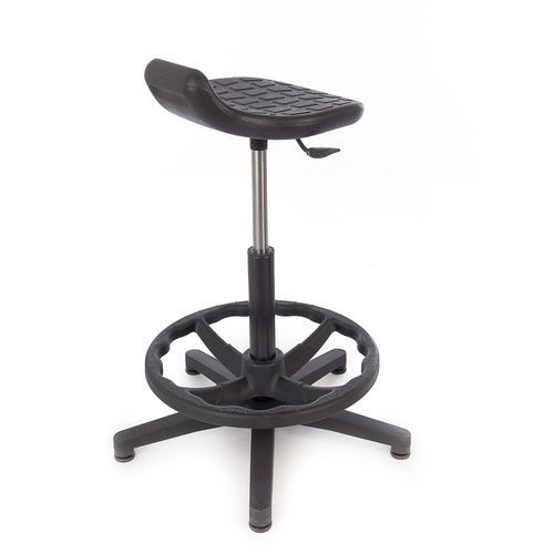 Laboratory stool - 108330 - Adexte - medical / height-adjustable / swivel
