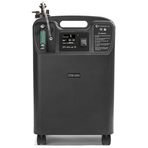 Medical oxygen concentrator - Stratus - 3B Medical - on casters / with tank