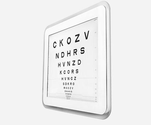 Optotype chart monitor - C901 - MediWorks - polarized ophthalmic test ...