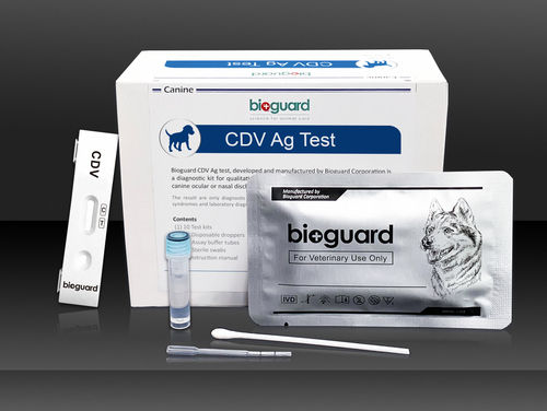 Rapid canine distemper test - CDV Ag - Bioguard corporation - for ...