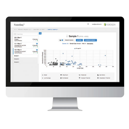 Universal software - ForenSeq™ - Verogen - laboratory / data analysis ...
