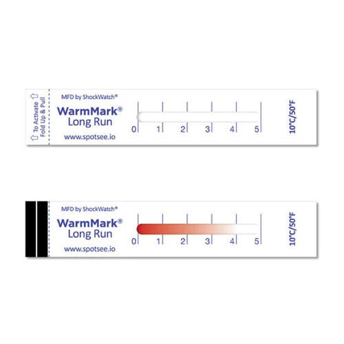 Temperature biological indicator - WarmMark® Long Run - SpotSee - for the pharmaceutical industry