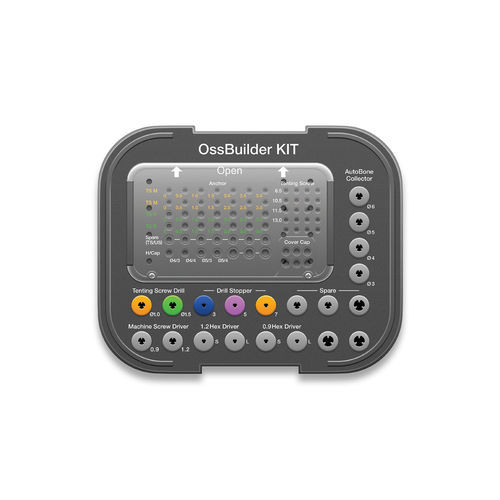 Dental surgery instrument kit - OssBuilder - Osstem Implant France