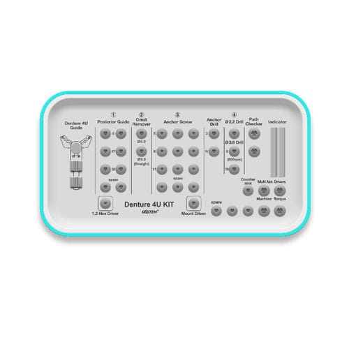 Dental implant surgery instrument kit - 4U - Osstem Implant France
