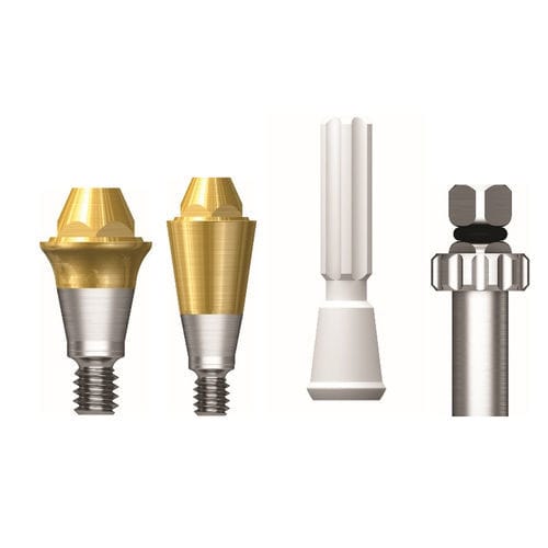 Titanium implant abutment - Osstem Implant France - internal / straight ...