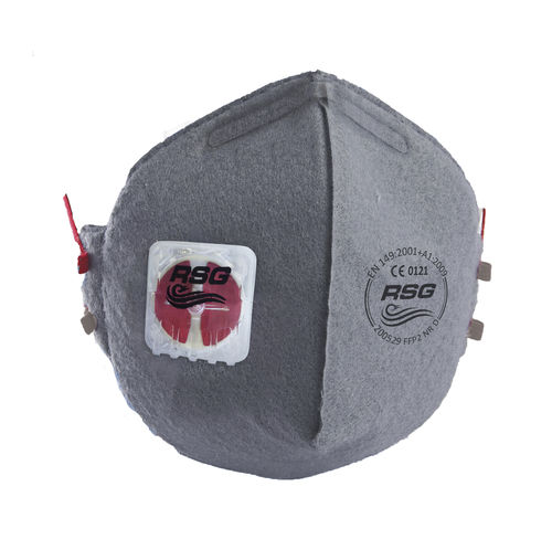 FFP2 respirator - F NR D OV FR - RSG Safety - latex-free / with ...