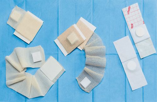 Sterile wound dressing - D.R.M. - hemostatic