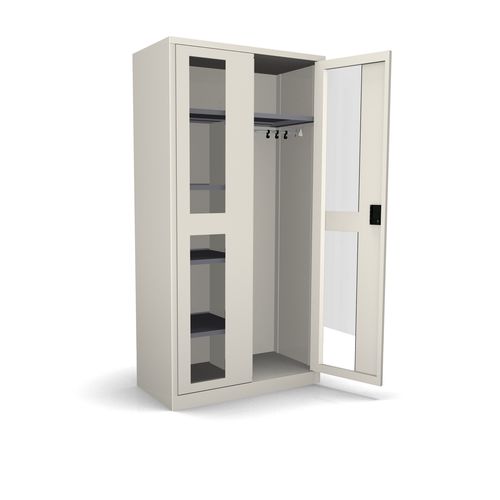 Locker room cabinet - 60.611.110 - LISTA - with shelf / with hinged ...