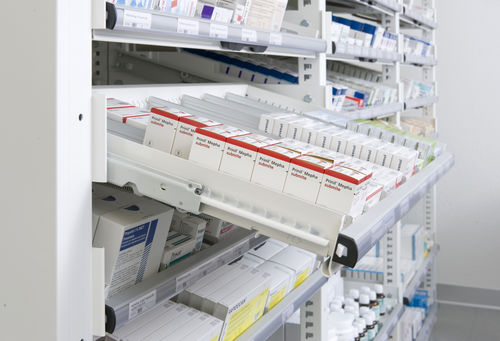 6-shelf shelving unit - 50.2 series - LISTA - for container storage ...