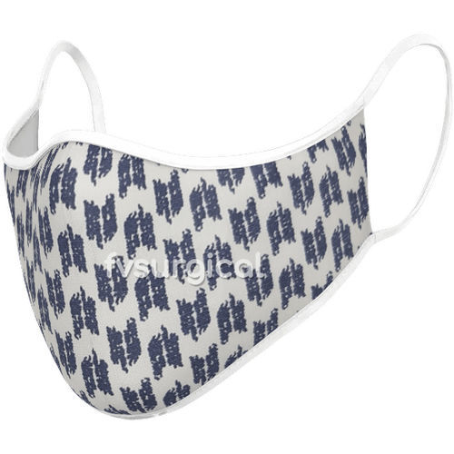 Fabric safety mask - FVSurgical - cotton / polyester / half-mask