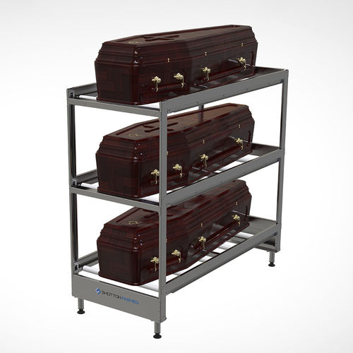 Coffin storage rack - AMERICAN STYLE - Shotton Parmed - stainless steel