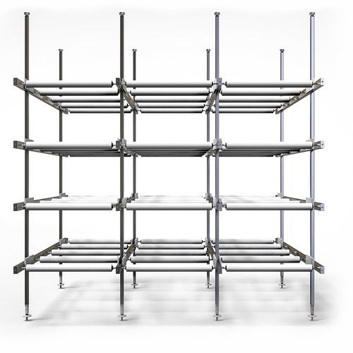 Casket storage rack - Shotton Parmed - stainless steel / modular / high ...